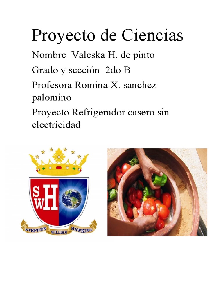 Proyecto de Ciencias | PDF