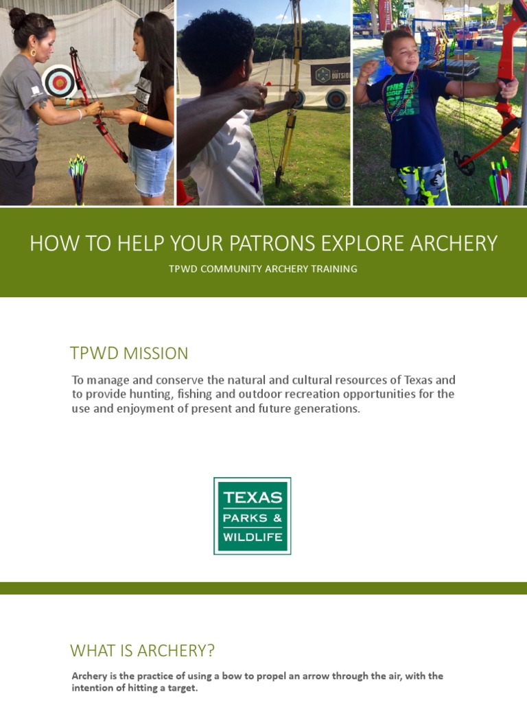 Vdocuments.mx How to Help Your Patrons Explore Archery | PDF | Archery | Bow And Arrow