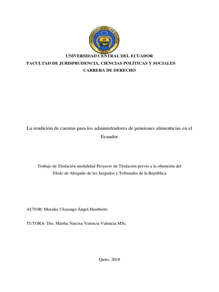 T Uce 0013 Jur 245 | PDF | Pensión alimenticia | Pensión