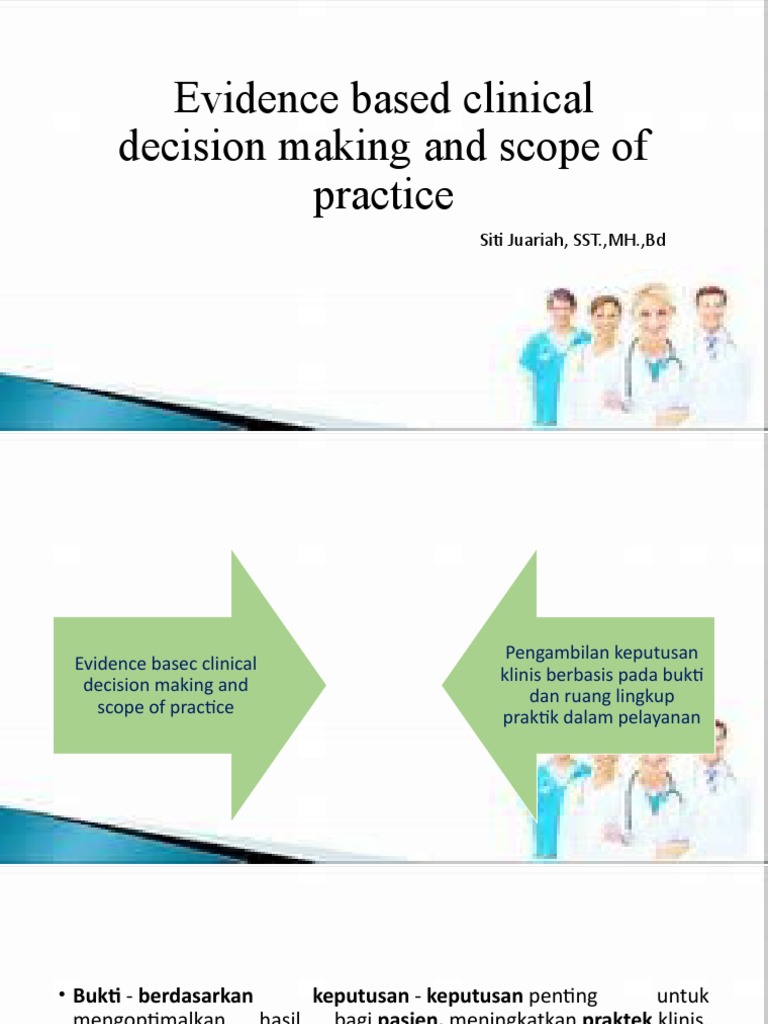 Evidence Basec Clinical Decision Making and Scope of | PDF