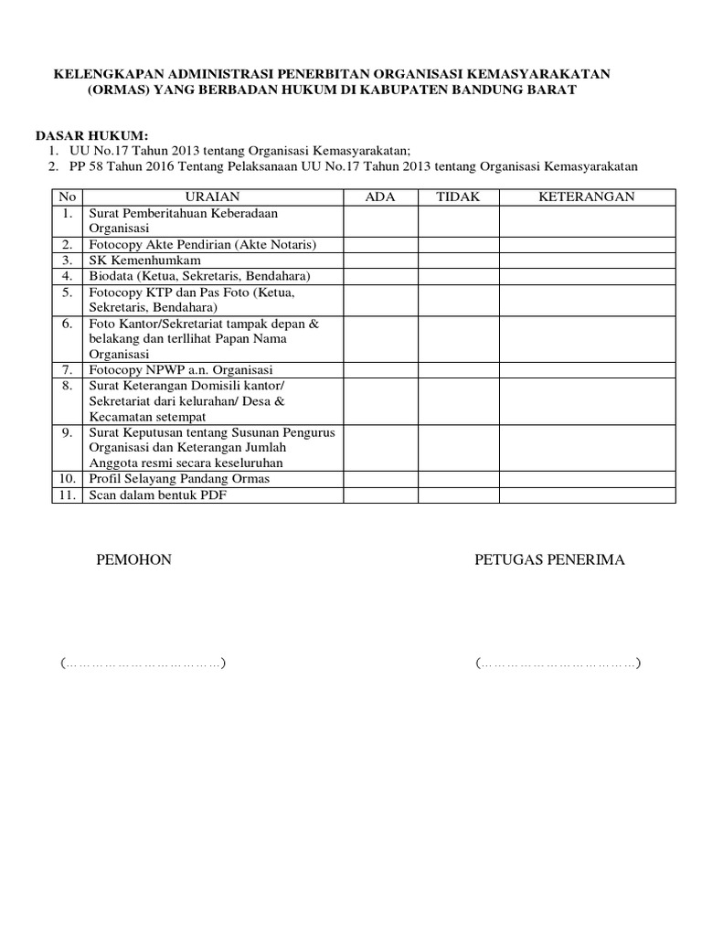 SYARAT ORMAS BERBADAN HUKUM (1) - Merged | PDF