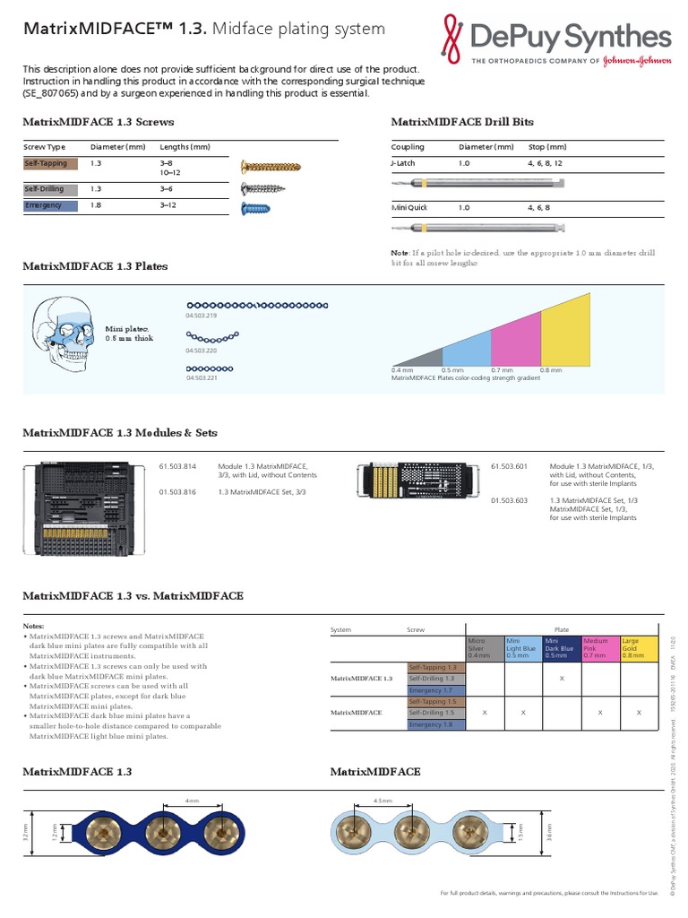 Matrix 1.3 and Lag Screws | PDF | Screw | Machining