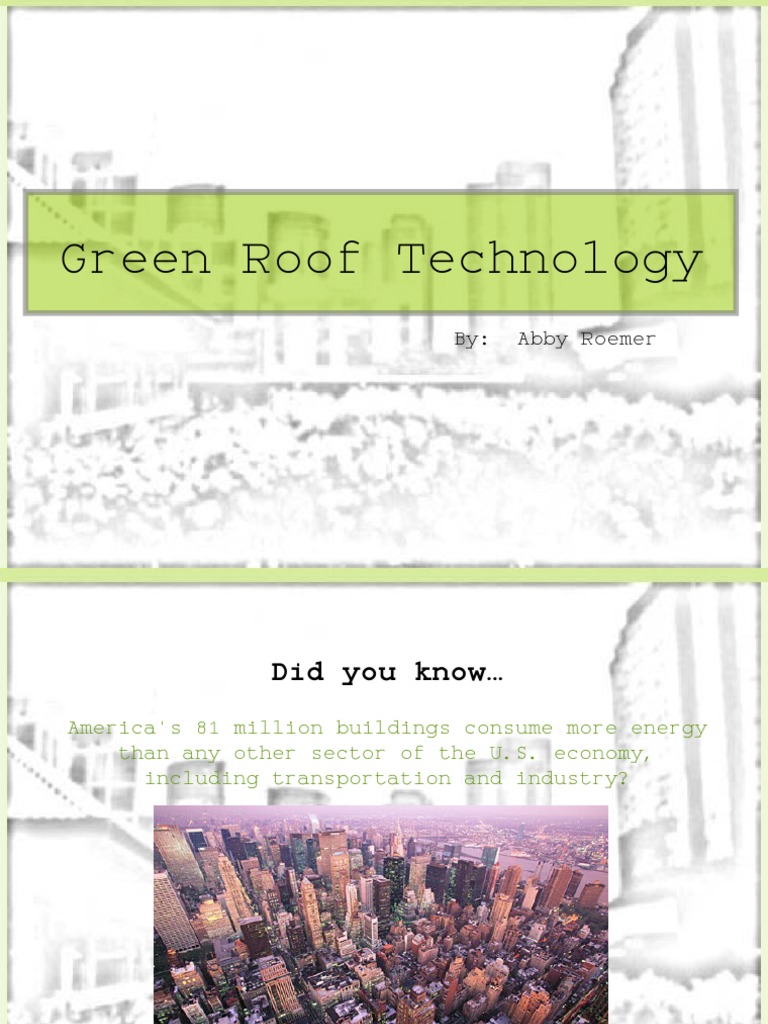 Abby Green Roof Presentation | PDF