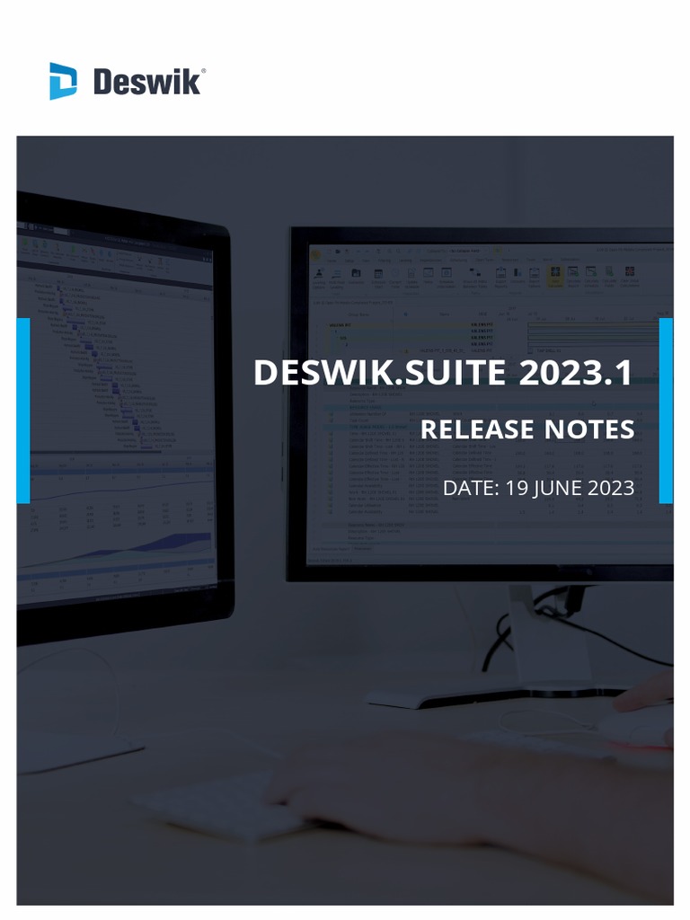 Deswik - Suite 2023.1 Release Notes | PDF | Microsoft Windows | Data Type
