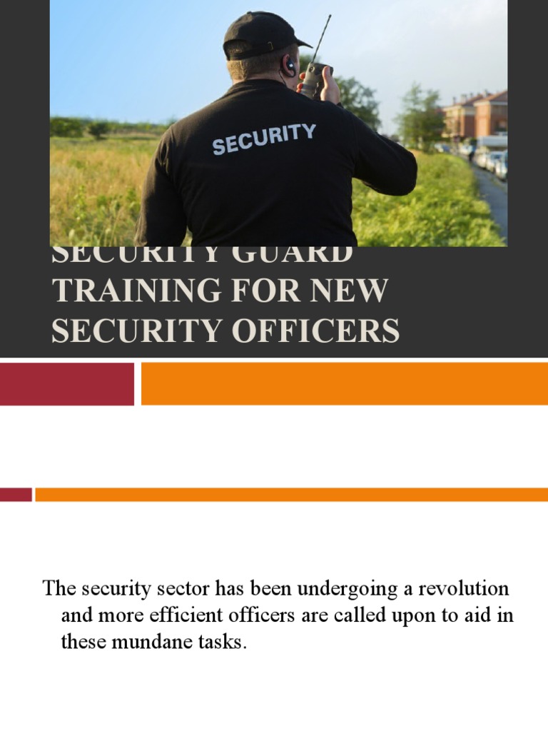Security Guard Training F 7165379 | PDF | Security Guard | Safety