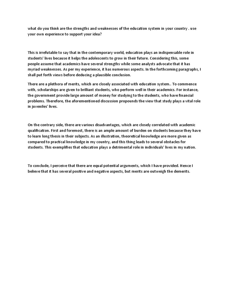 Education System | PDF | Career & Growth