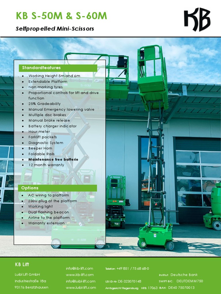 KB Lift S 50m S 60m English | PDF | Elevator | Transportation Engineering