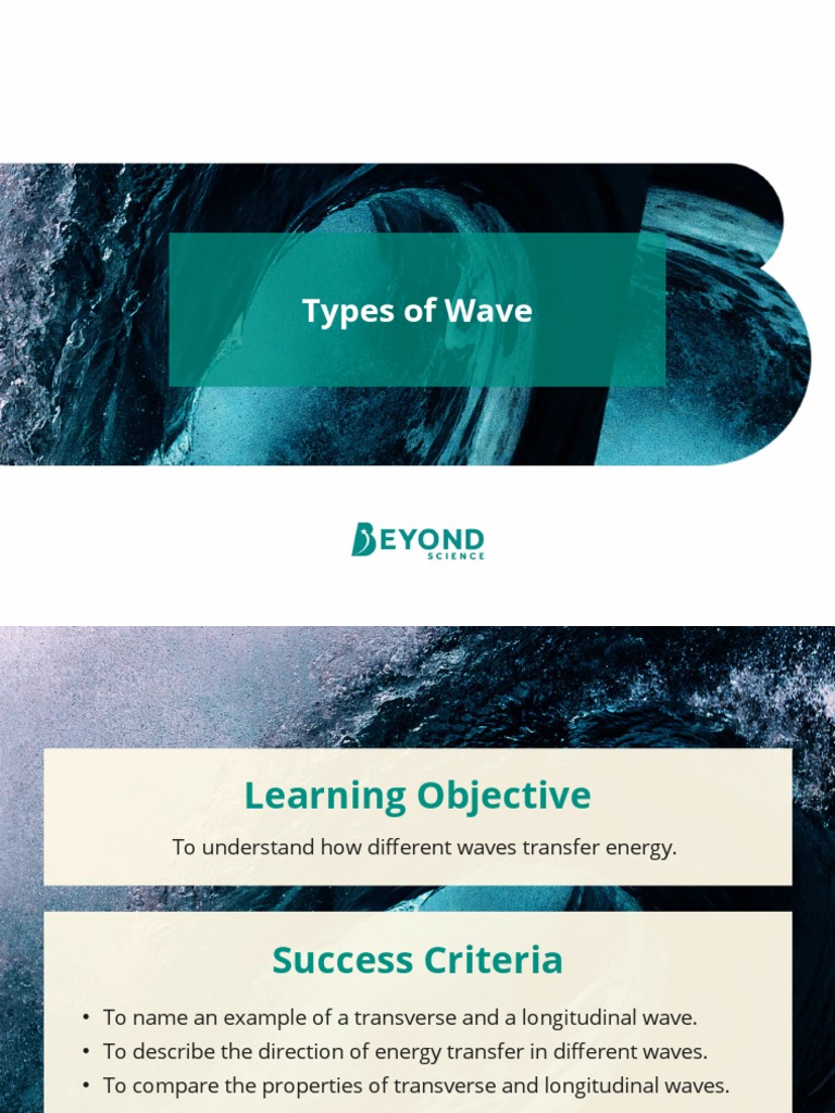 Types of Wave PowerPoint | Download Free PDF | Waves | Wavelength