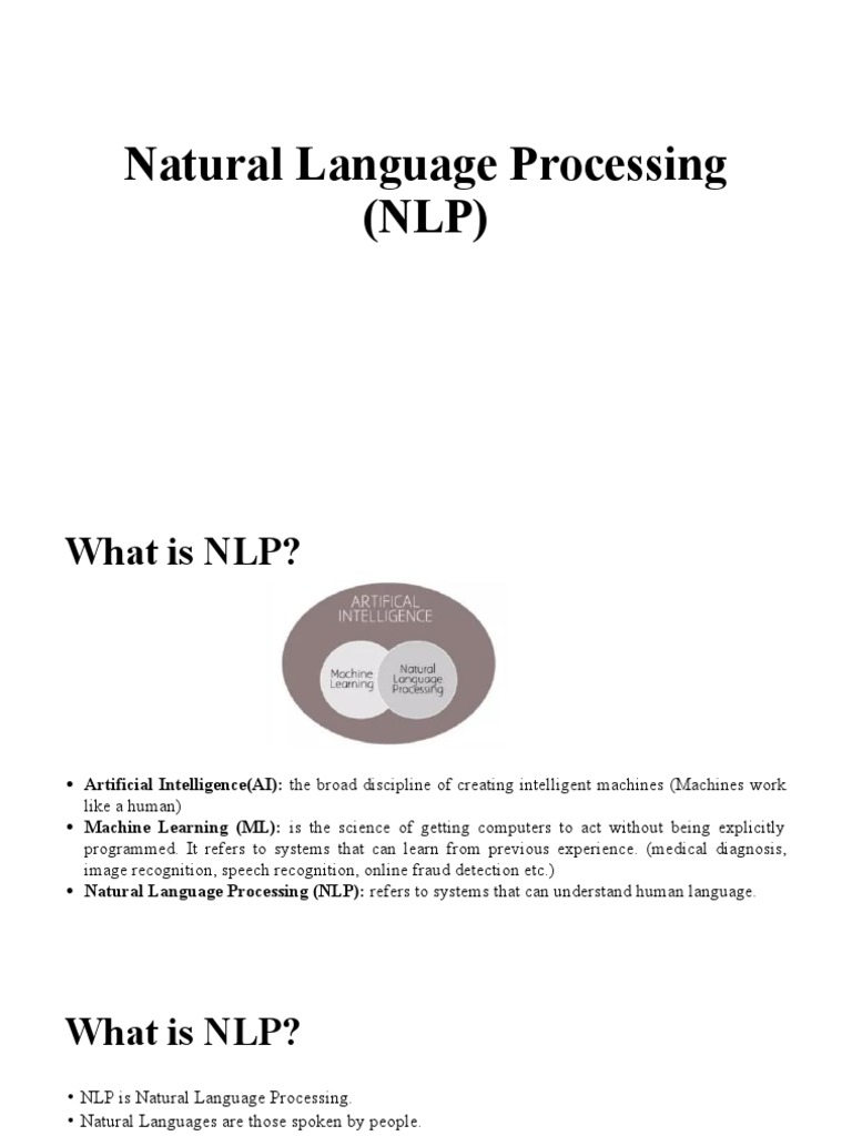 Natural Language Processing | PDF | Parsing | Morphology (Linguistics)