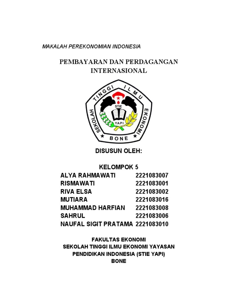 Pembayaran Dan Perdagangan Nasional | PDF
