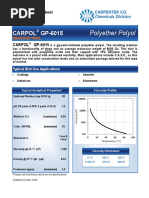 Carpenter Carpol Brochure | PDF | Glycerol | Polyurethane