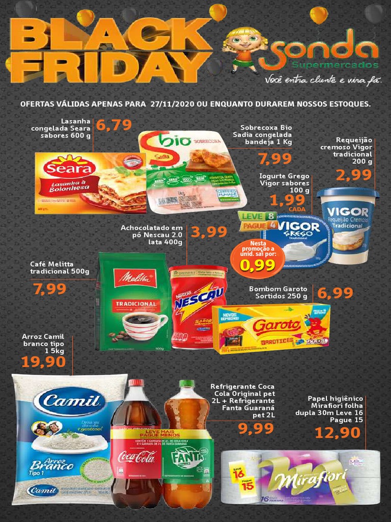 Black Friday Sonda! | PDF | Comidas e bebidas | Alimentos