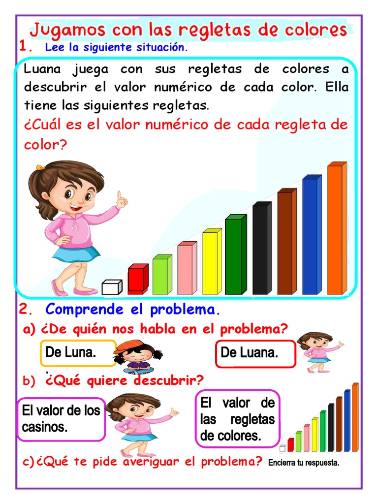 JUGAMOS CON REGLETAS | PDF