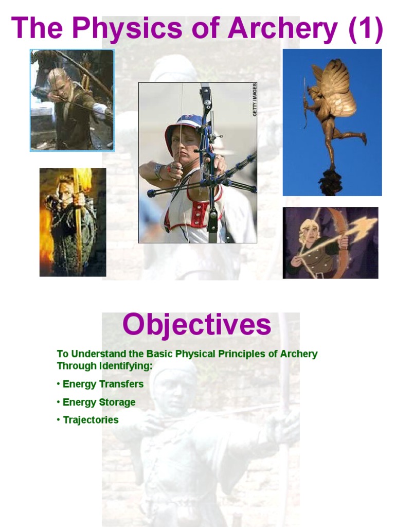 Vdocuments - MX - The Physics of Archery 1 | PDF | Archery | Bow And Arrow