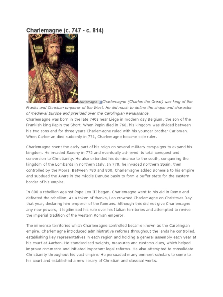 Charlemagne | PDF