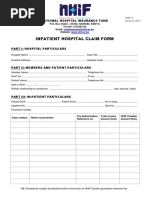 SHA Claim Form Sample | PDF
