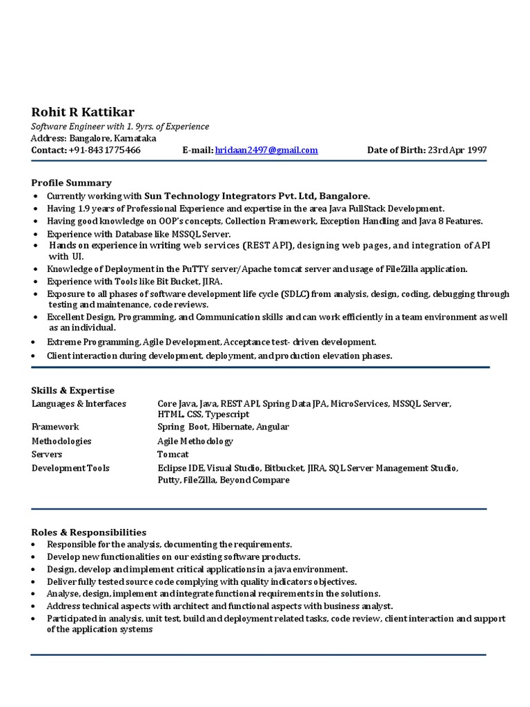 Rohit K Java Fullstack | PDF | Spring Framework | Java (Programming Language)