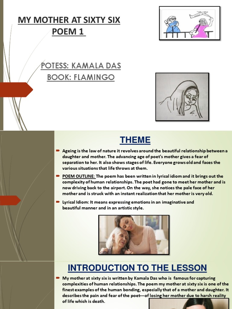 My Mother at Sixty Six PPT (Explain) | PDF