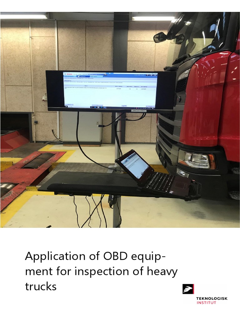 OBD Equipment for Heavy Truck Inspection | PDF | Vehicle Technology ...