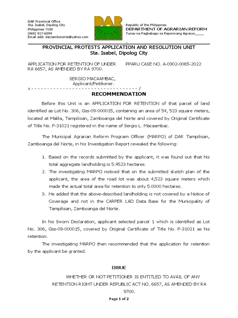 Recom Roselyn Rosal | PDF | Justice | Crime & Violence