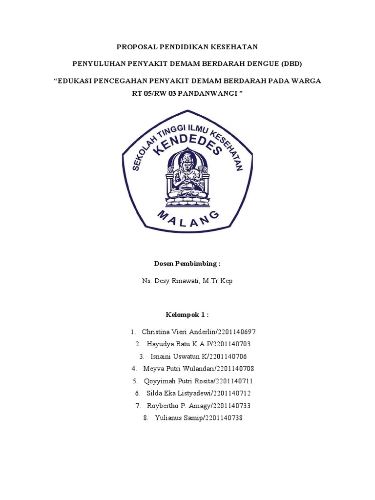 Proposal Penyuluhan Kel.1 Revisi | PDF