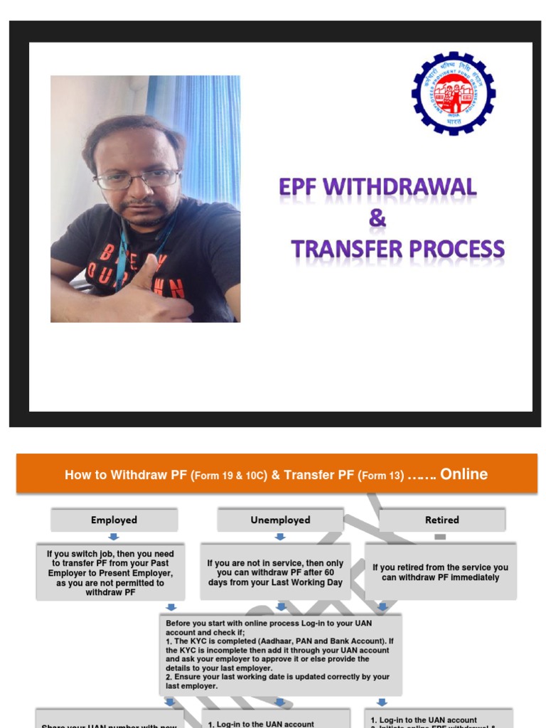 EPF Withdrawal and Transfer Process | PDF