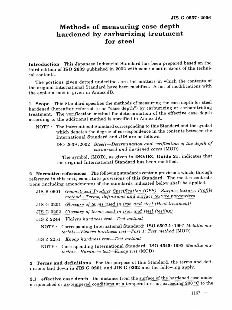 Jis G 0557 - 2006 | PDF
