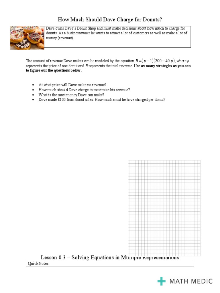 Lesson 0.3 - Precalculus - Math Medic | PDF