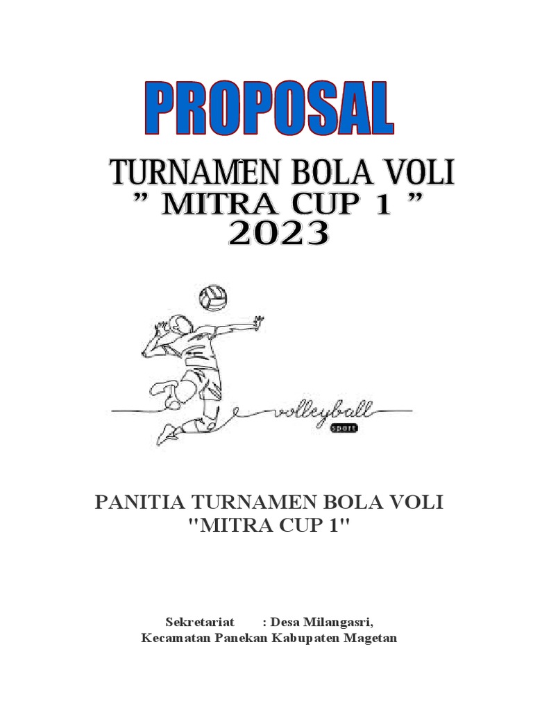Proposal Mitra Cup I | PDF