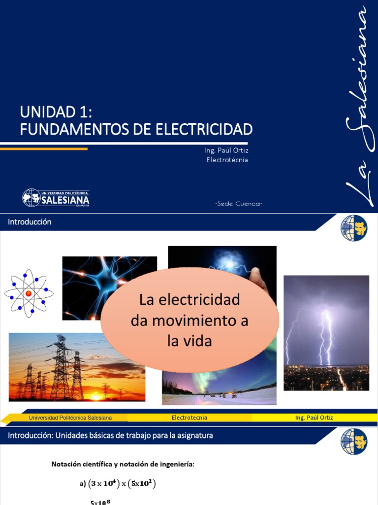 Unidad 1-Tema 1.1-1.4 | PDF | Resistor | Ingenieria Eléctrica