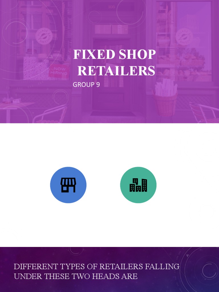 Fixed Shop Smallretailers Seminar BS | PDF | Retail | Warehouse