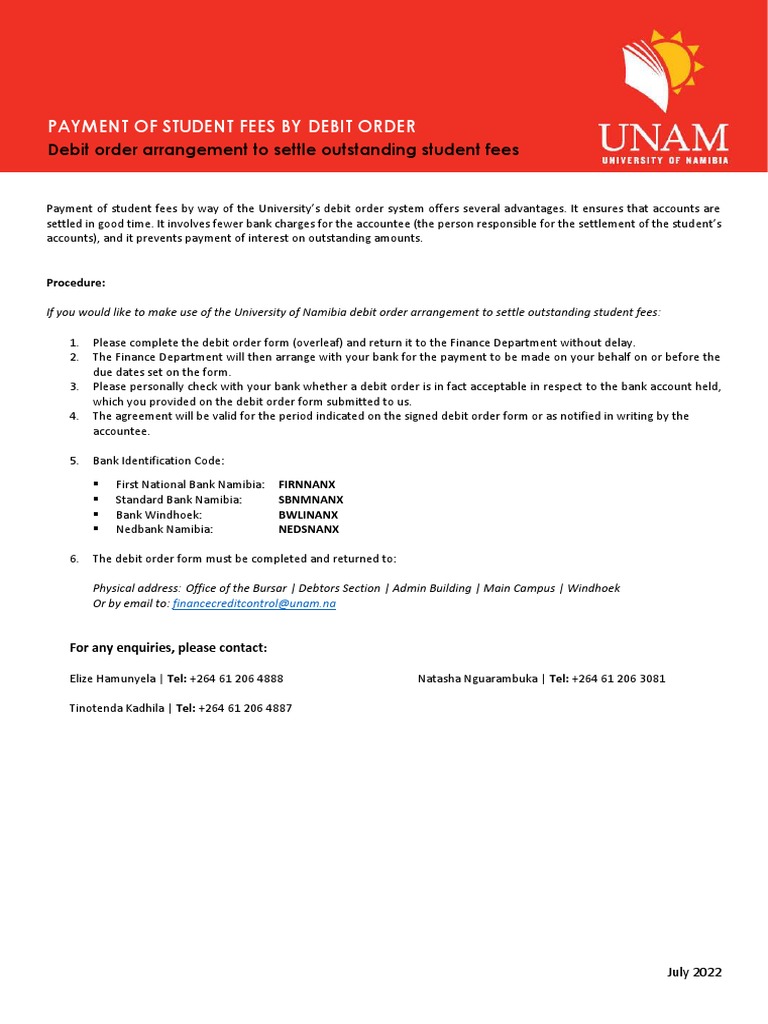 Debit-Order-Form 2 | PDF | Debit Card | Banks