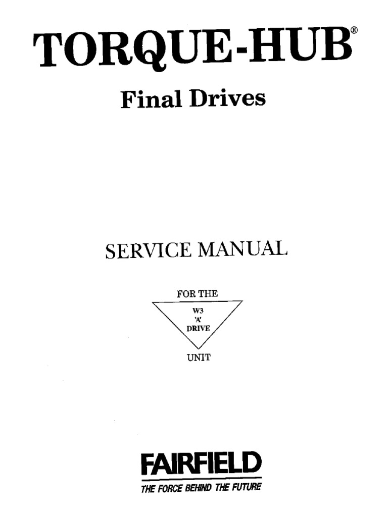 Torque-Hub SERVICE MANUAL | PDF