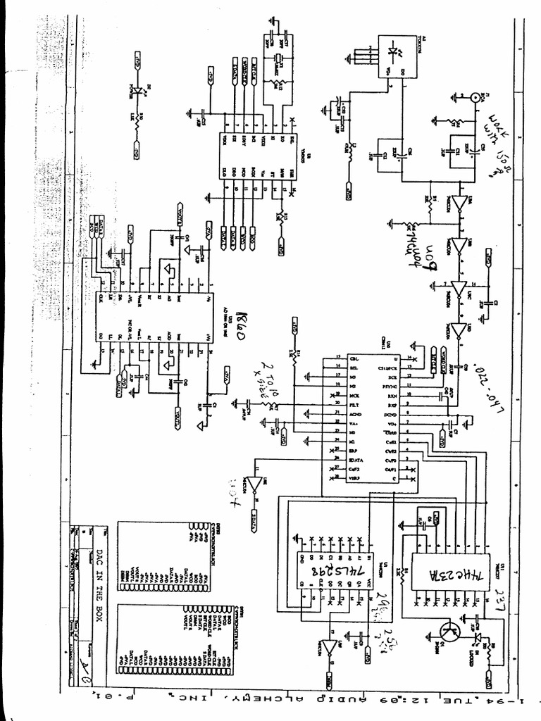 Audio Alchemy DAC in the BOX-schematic | PDF