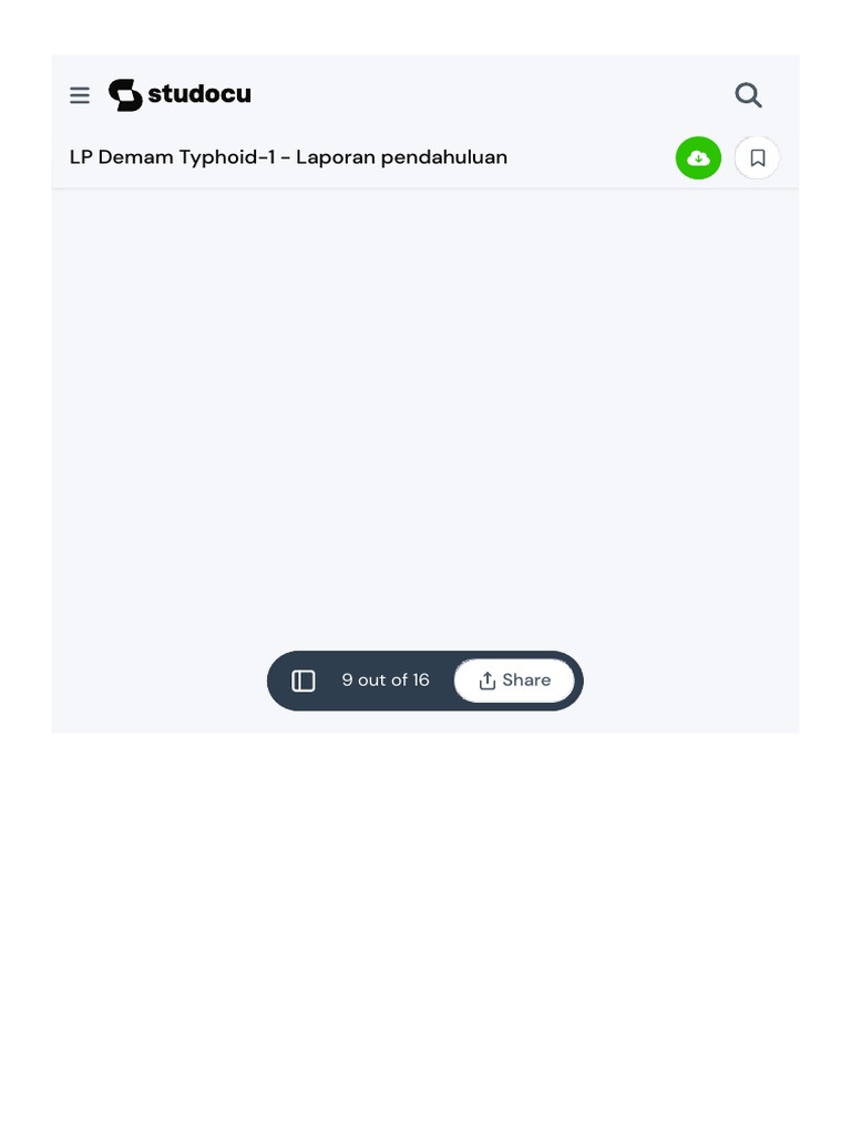 LP Demam Typhoid-1 - Laporan Pendahuluan - LAPORAN PENDAHULUAN DEMAM TYPHOID Disusun Oleh ...