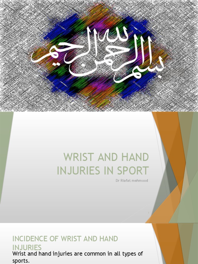 A Wrist and Hand Injuries in Sport | PDF | Thumb | Hand
