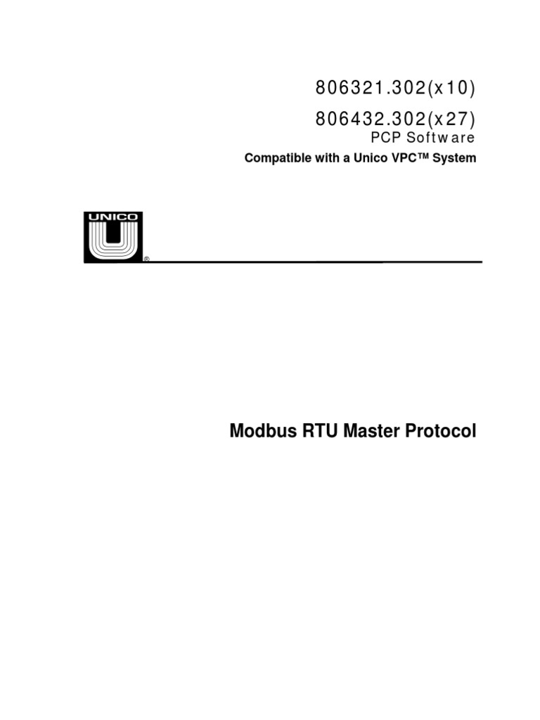 Modbus RTU Master 302 - PCP | PDF | Telecommunications | Computing