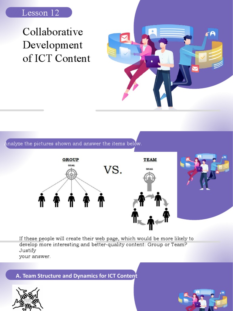 Lesson 12 Collaborative Development | PDF | Educational Technology | Project Management
