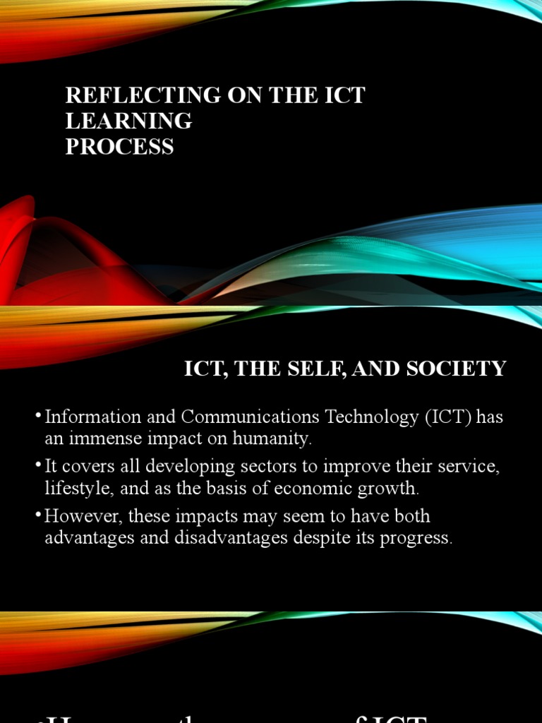 Lesson 7 Reflecting On The ICT Learning | PDF | Educational Technology | E Commerce