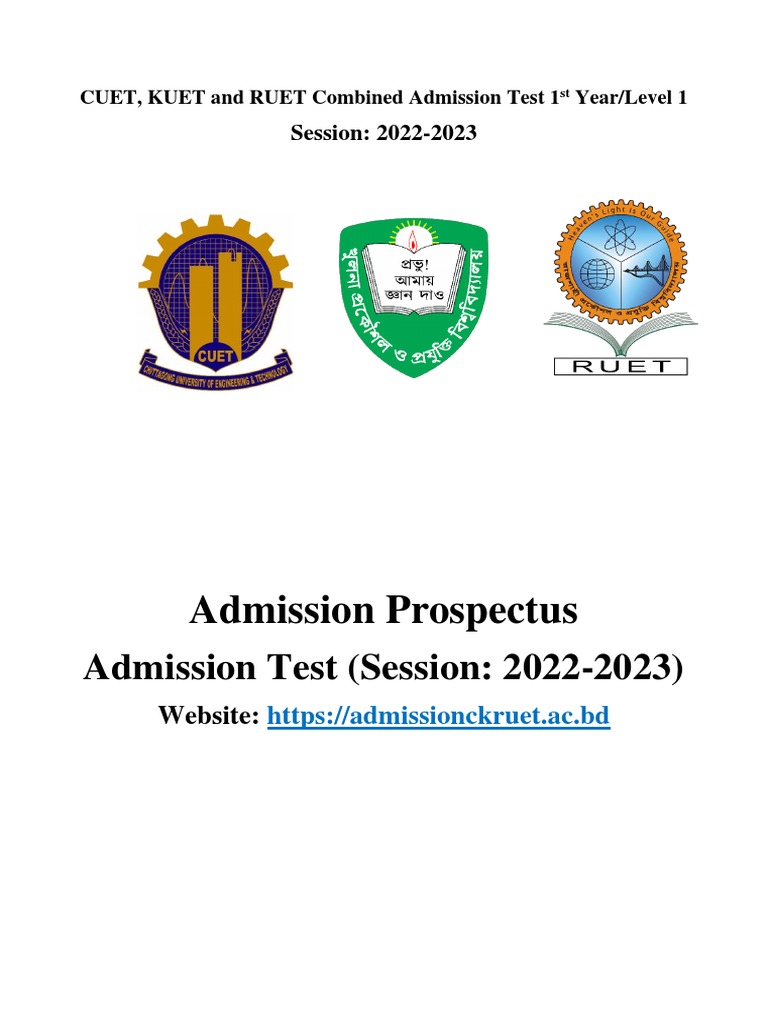 Admission Prospectus English 2022-2023 - 09-05-2023 | PDF | University And College Admission ...