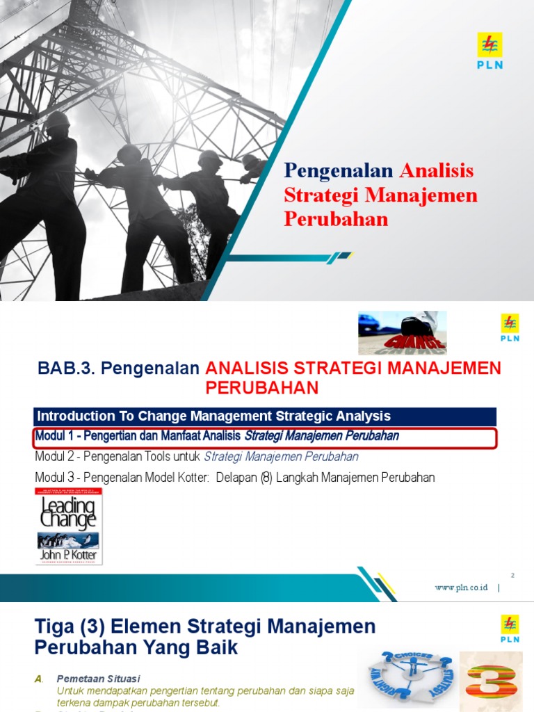 3 Bab 3 Pengenalan Analisis Strategi Manajemen Perubahan | PDF 3 Bab 3 Pengenalan Analisis Strategi Manajemen Perubahan | PDF