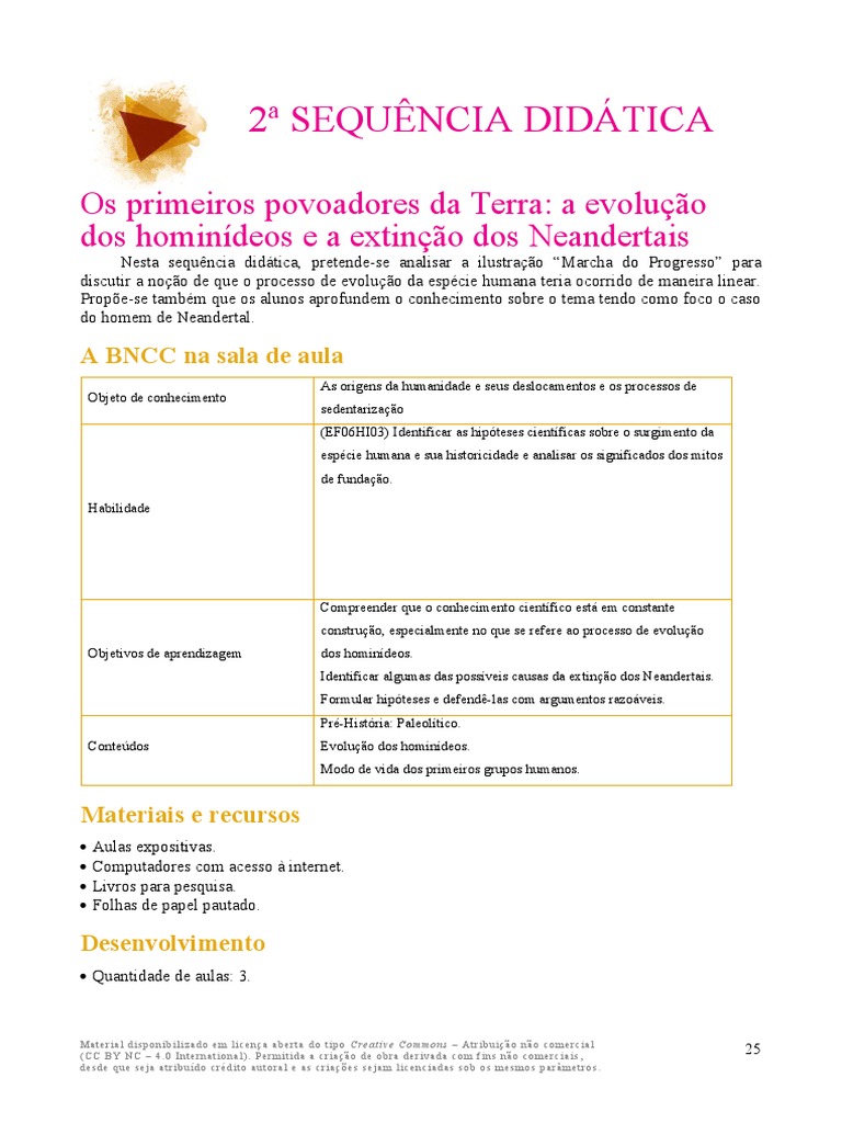 1bim Seq Did 2 - 1548689606 | PDF | Neanderthal | Homo