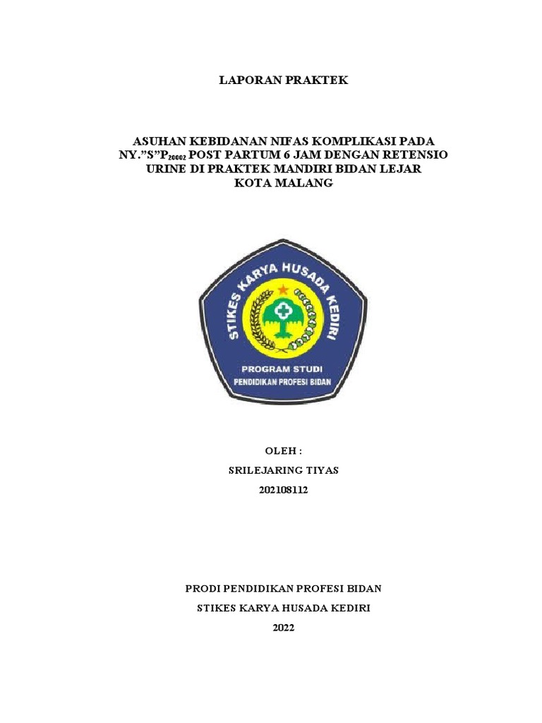 14.lejar - Nifas Komplikasi - Stase 5 | PDF