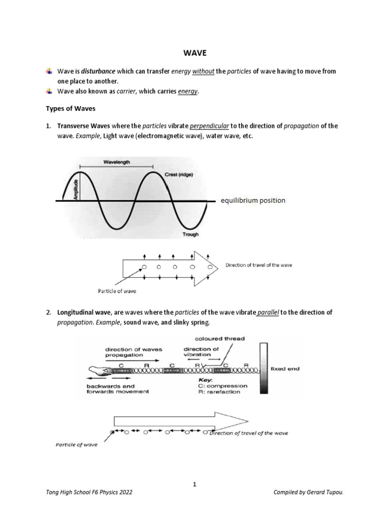 Wave | PDF | Waves | Wavelength