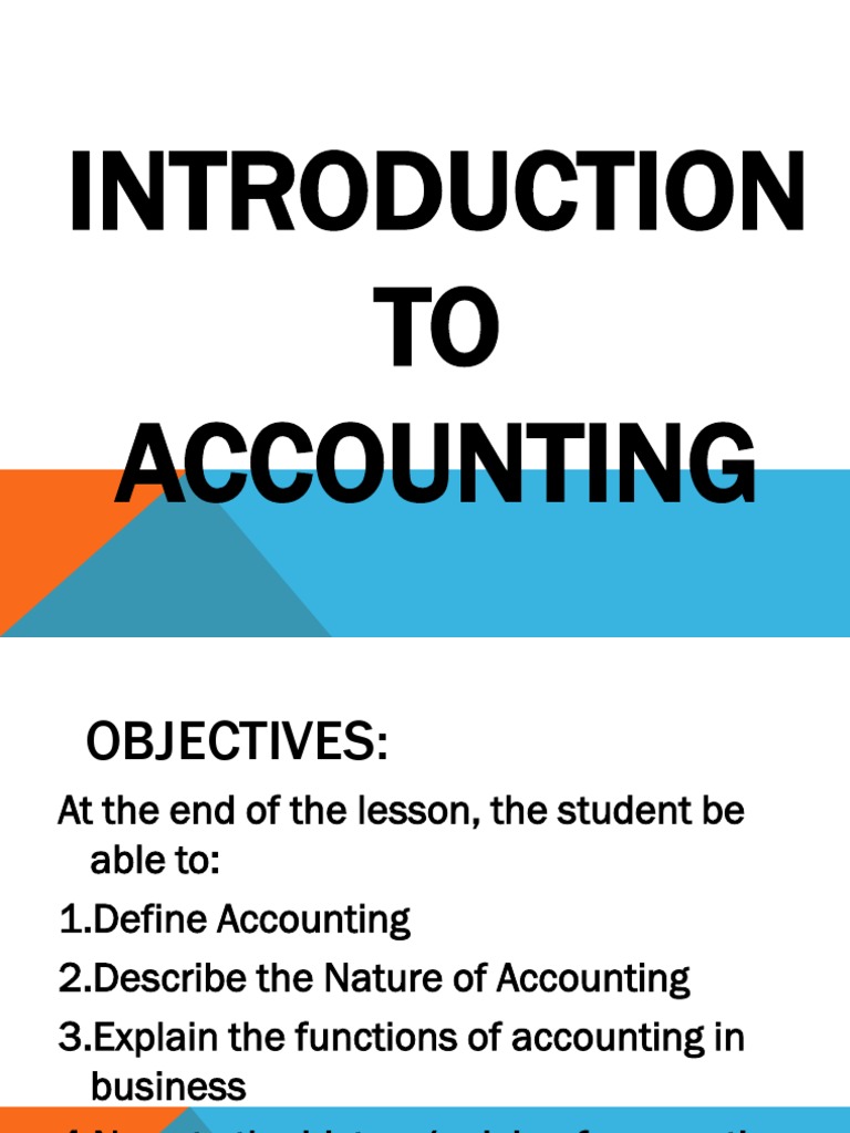 Lesson 1 Fabm1 | PDF | Accounting | Business