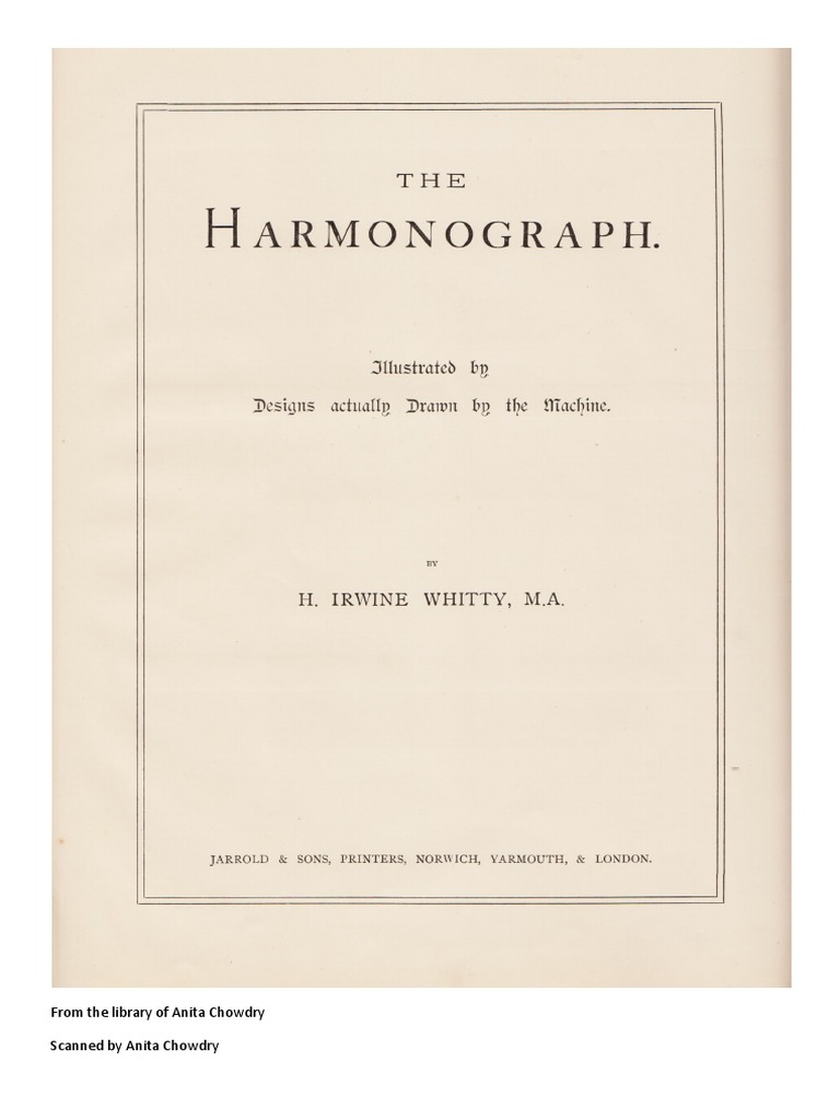 The Harmonograph | PDF