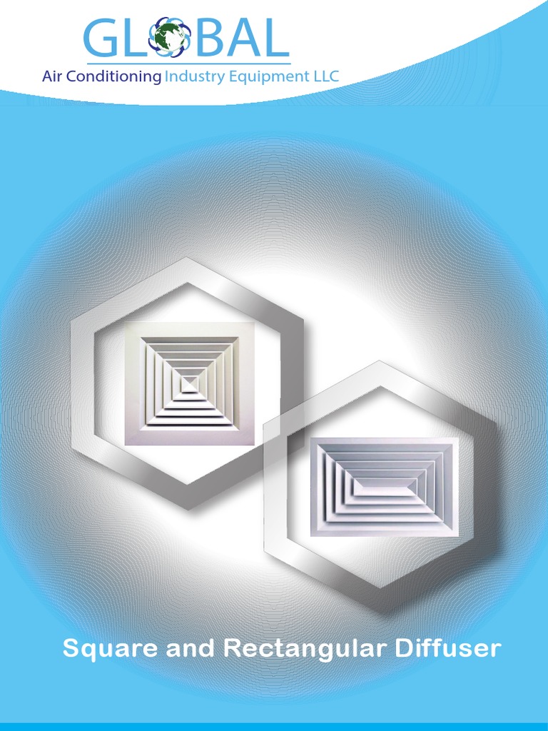 Square Diffuser Catalogue | Download Free PDF | Equipment | Industrial Processes