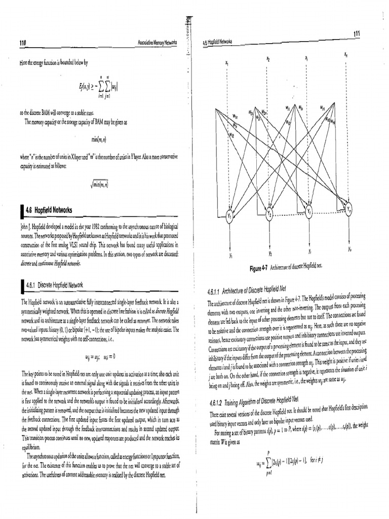 Hopfield Network Book | PDF | Eigenvalues And Eigenvectors | Matrix (Mathematics)