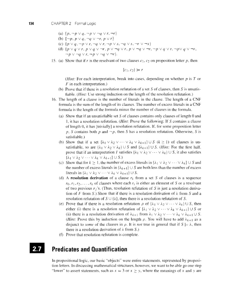 Predicate Logic | PDF