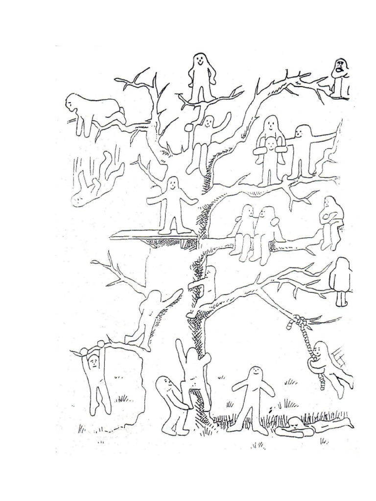 Desen Copac Cu Papusi de Cauciuc | PDF